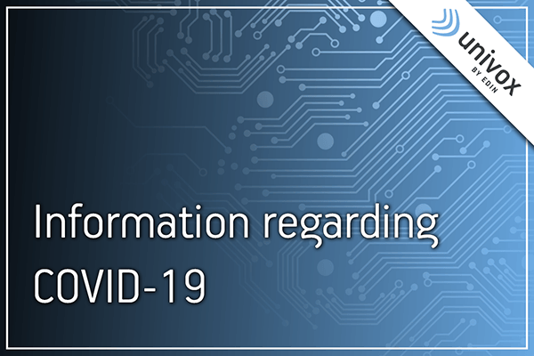 Information Regarding Covid 19 Univox